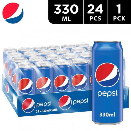 Buy Pepsi Can 24 x 330 ml - delivered by Taw9eel Fast | توصيل Taw9eel.com