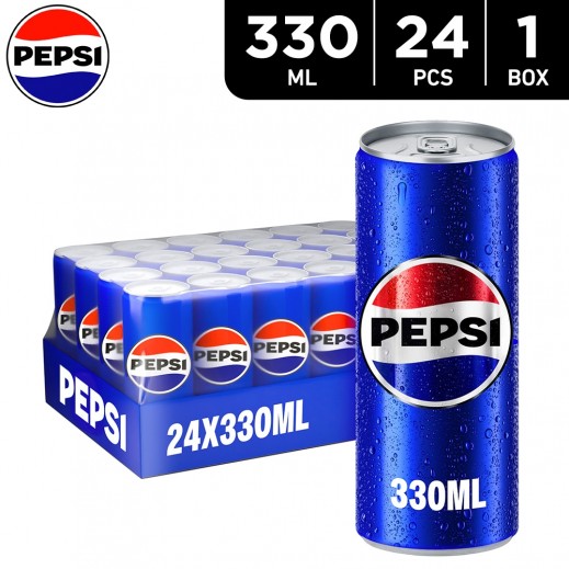 Buy Pepsi Can 24 x 330 ml - delivered by Taw9eel Fast | توصيل Taw9eel.com