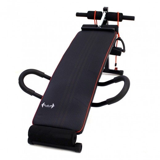 Buy Hima Multifunctional Training Bench with Rowing Machine - Black ...