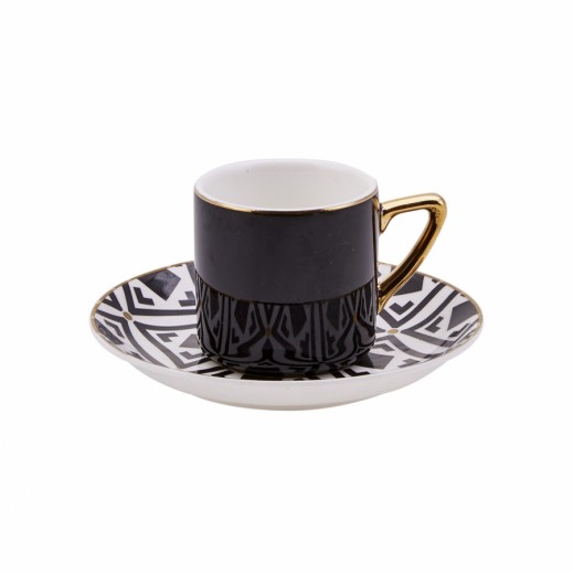 Buy Karaca Monochrome Porcelain Coffee Cups Set - 4 Pieces | توصيل ...