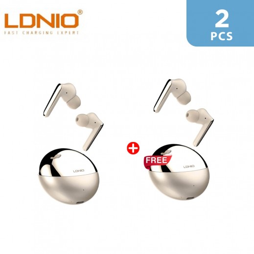 Buy Ldnio TWS Earbuds Case Capacity 300mah-Glossy Gray - 1 + 1 Free - delivered by Taw9eel Fast ...
