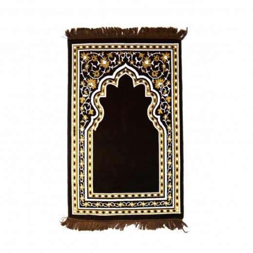 Buy Masjid Flower Design Prayer Mat 70 X 110 Cm | توصيل Taw9eel.com