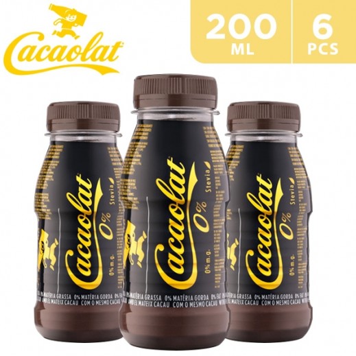 Buy Cacaolat Gluten Free Cocoa Milk Shake Stevia Original 6 x 200 ml ...