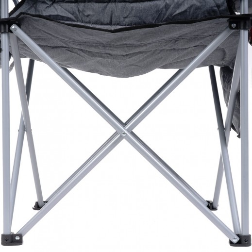 Buy Coleman Quad Chair With Cooler - Gray | توصيل Taw9eel.com