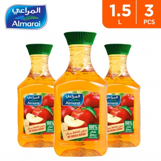 Buy Almarai Fresh Apple Juice 3 x 1.5 L | توصيل Taw9eel.com
