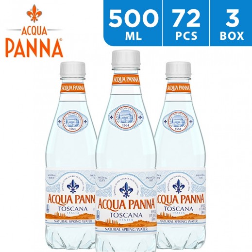 Buy Acqua Panna Natural Mineral Still Water Pet Bottle 72 x 500 ml | توصيل Taw9eel.com