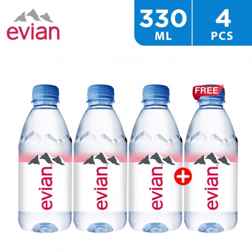 Buy Evian Natural Mineral Water 330 ml Buy 3 Get 1 Free - delivered by Taw9eel Fast | توصيل ...