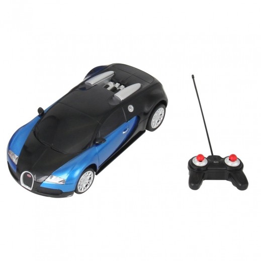 Buy Wemzy Bugatti Veyron Race Car With Remote Blue For Boys - 6+ Years ...