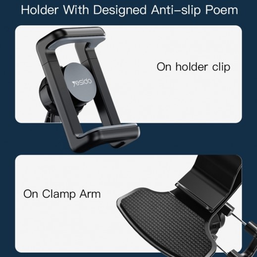 Buy Yesido Car Dashboard Mobile Phone Navigation Holder | توصيل Taw9eel.com