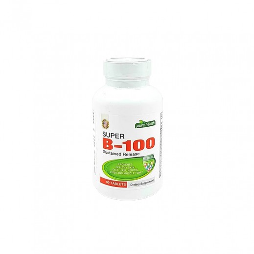 Pure Health Super B-100 60Tab | توصيل Taw9eel.com